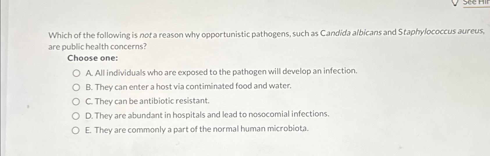 Solved Which of the following is not reason why | Chegg.com