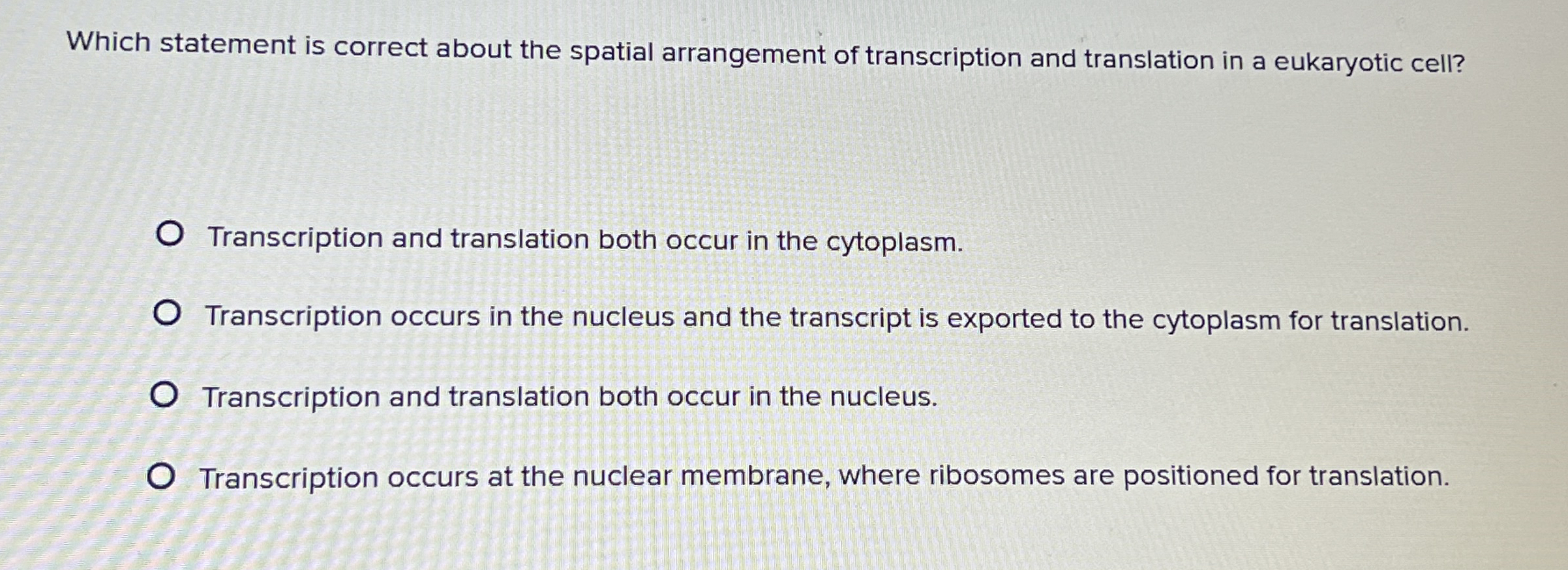 [Solved]: Which statement is correct about the spatial arran
