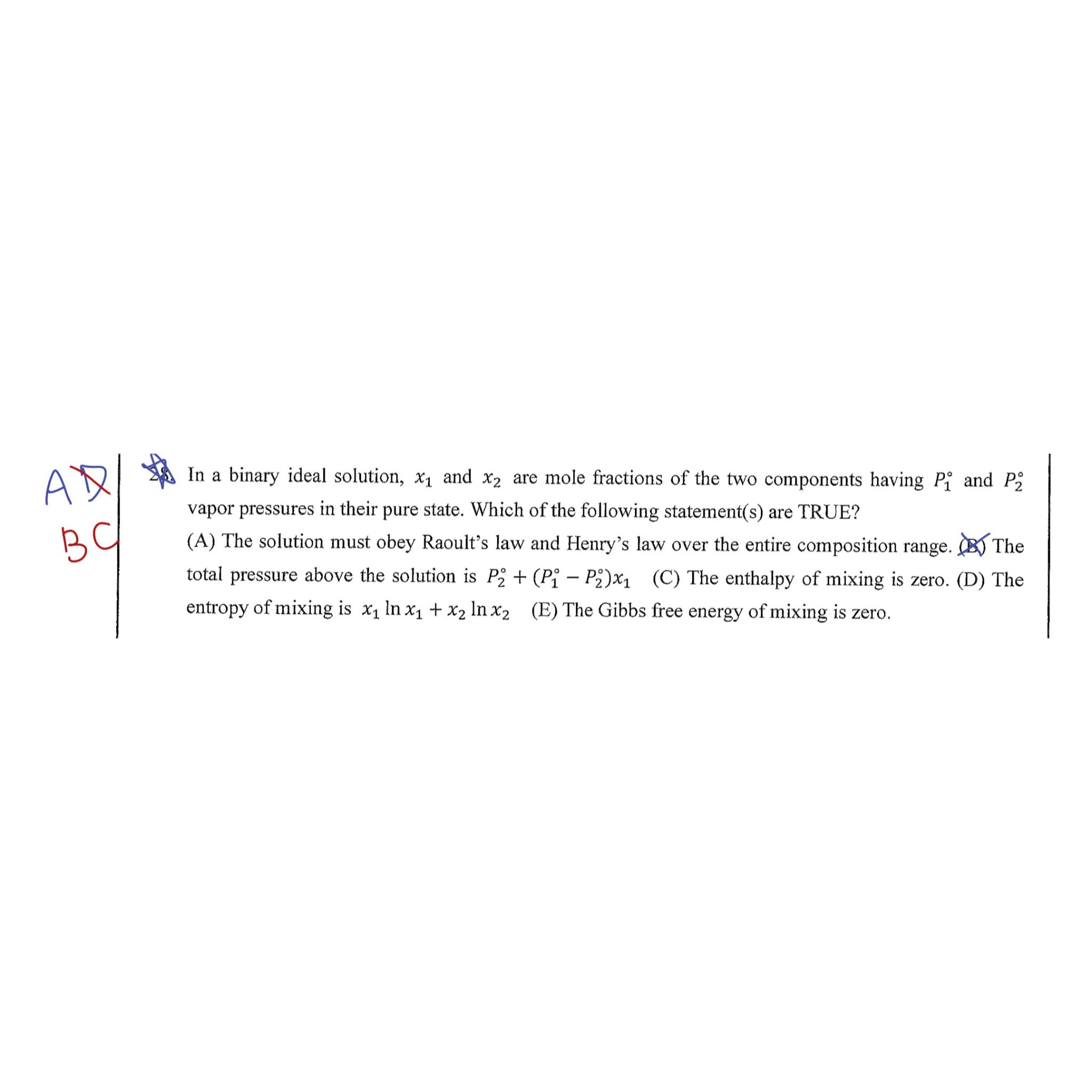 Solved ]):} ﻿total pressure above the solution | Chegg.com