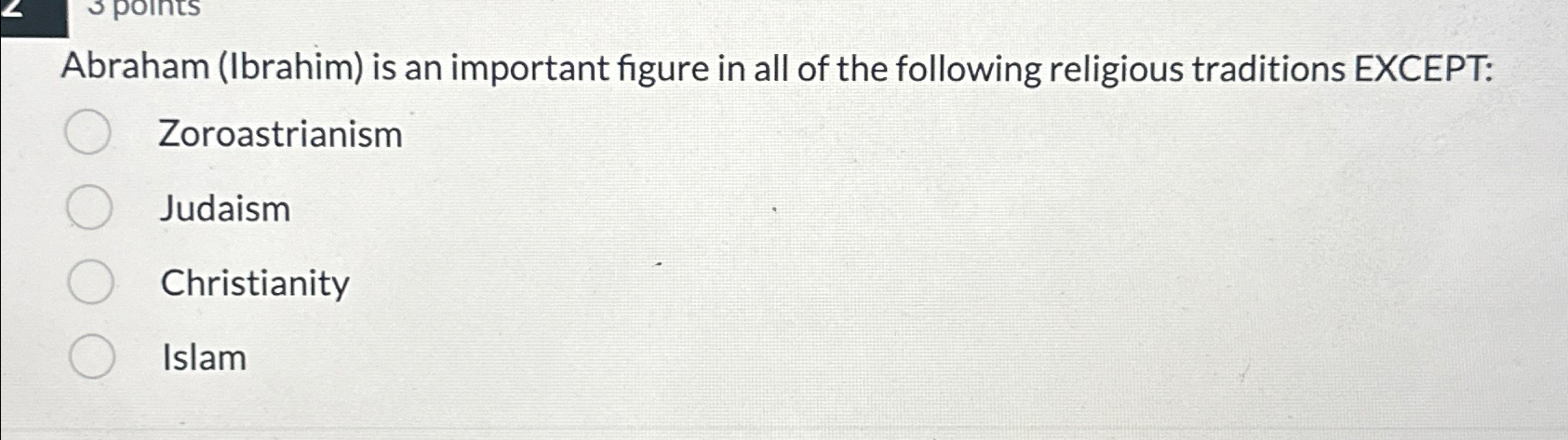 Solved Abraham (Ibrahim) ﻿is an important figure in all of | Chegg.com