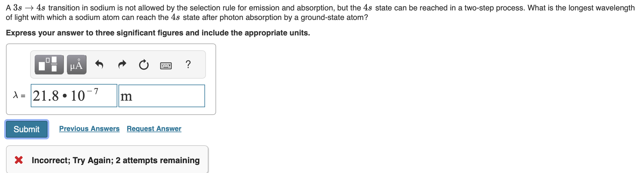 Solved A 3s→4s ﻿transition in sodium is not allowed by the | Chegg.com