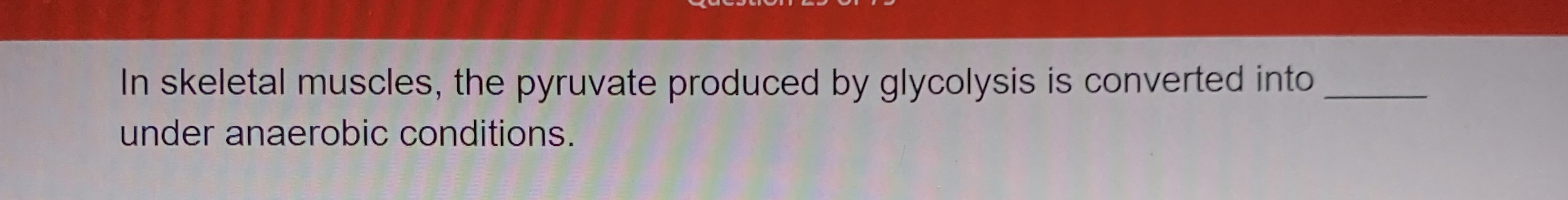 Solved In skeletal muscles, the pyruvate produced by | Chegg.com