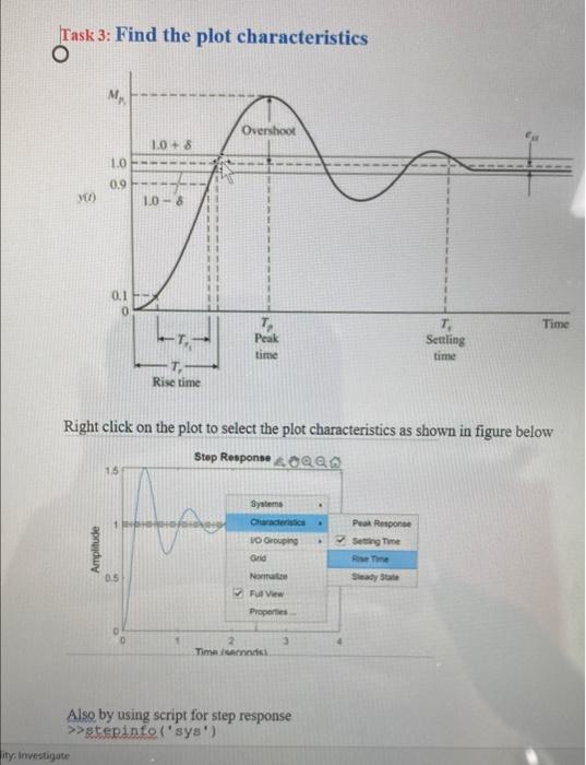 Solved C(S)…(S)502s2+15s+50Task 1: Define second order | Chegg.com