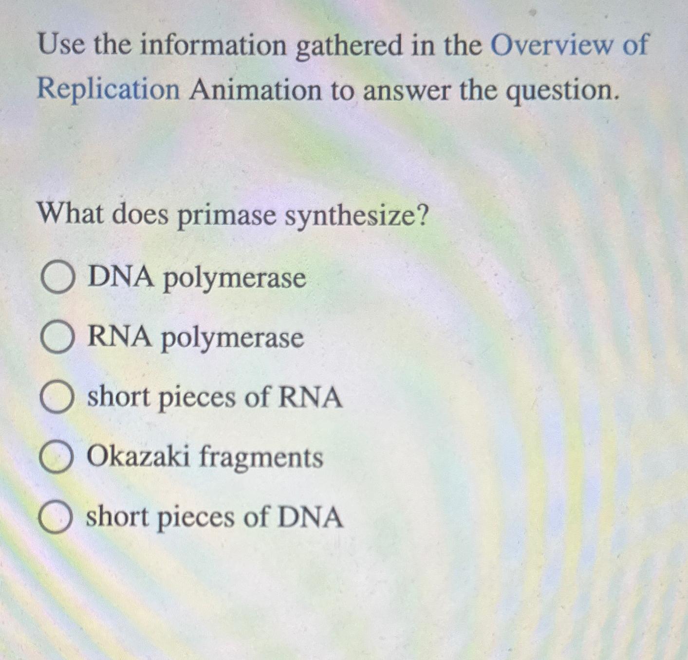 Solved Use the information gathered in the Overview of | Chegg.com