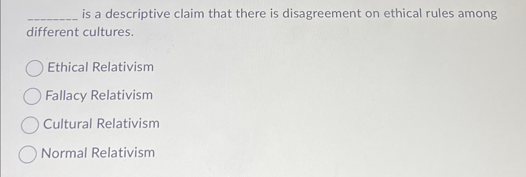 Solved is a descriptive claim that there is disagreement on | Chegg.com