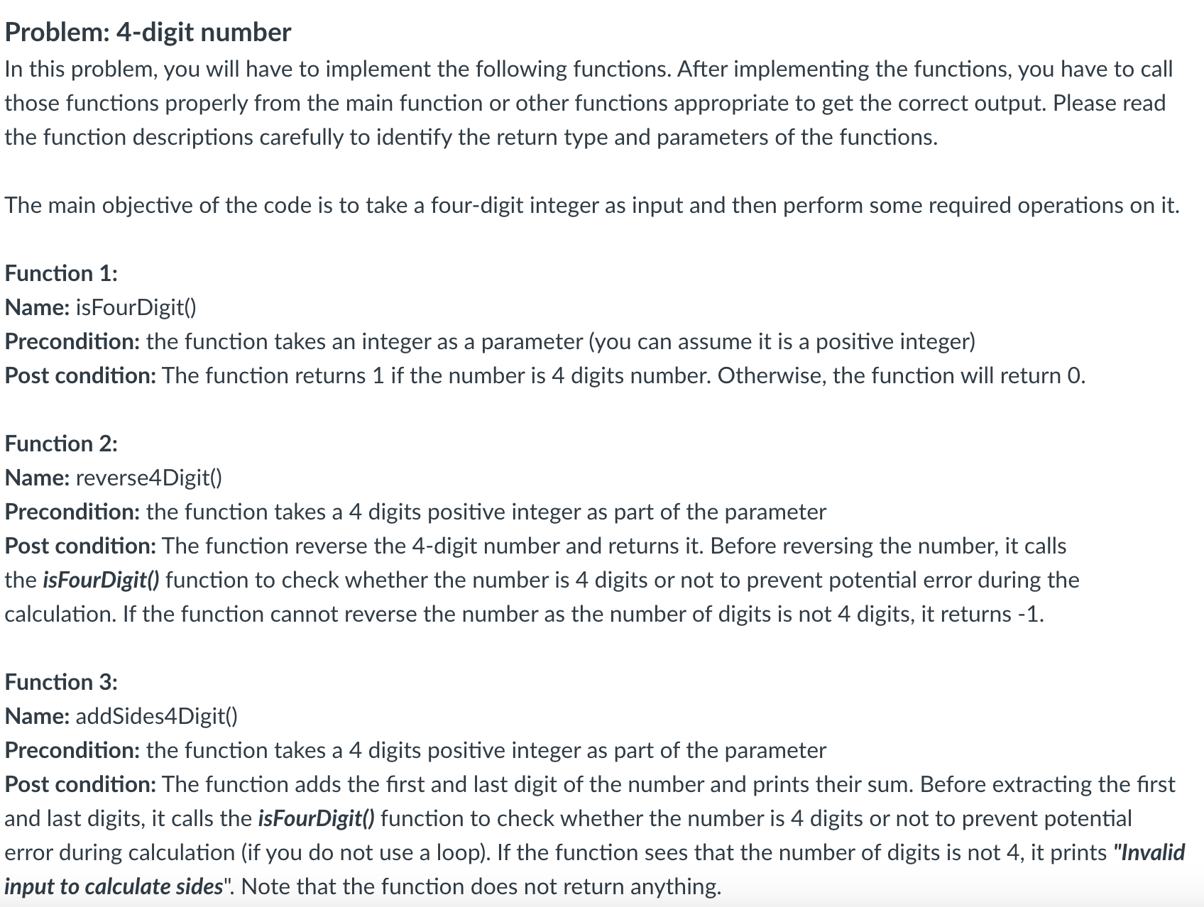 Solved Problem: 4-digit numberIn this problem, you will have | Chegg.com