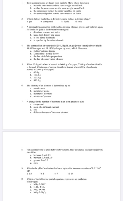 Solved 1. The industrial fixation of nitrogen to produce | Chegg.com