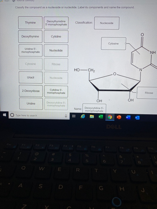 Solved !!! Apps Summary Classify the compound as a | Chegg.com