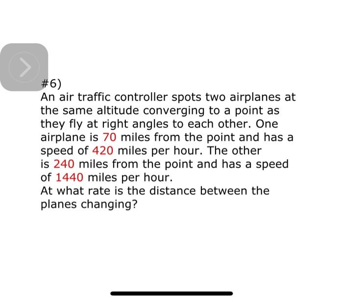 An air traffic controller spots two airplanes at the | Chegg.com