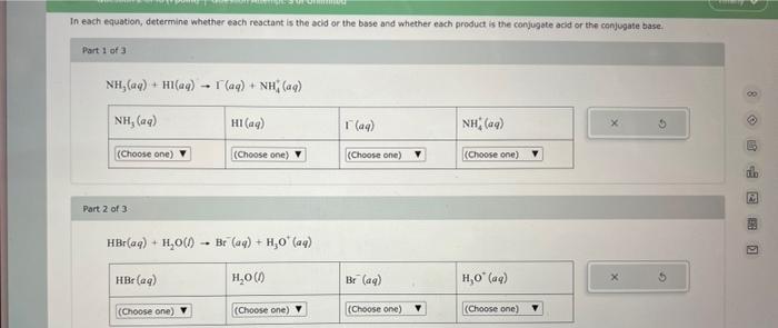 Solved NH3(aq)+HI(aq)→F(aq)+NH4+(aq) 2 of 3 | Chegg.com