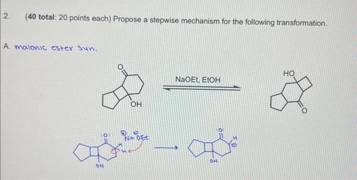 Solved 2. (40 total: 20 points each) Propose a stepwise | Chegg.com