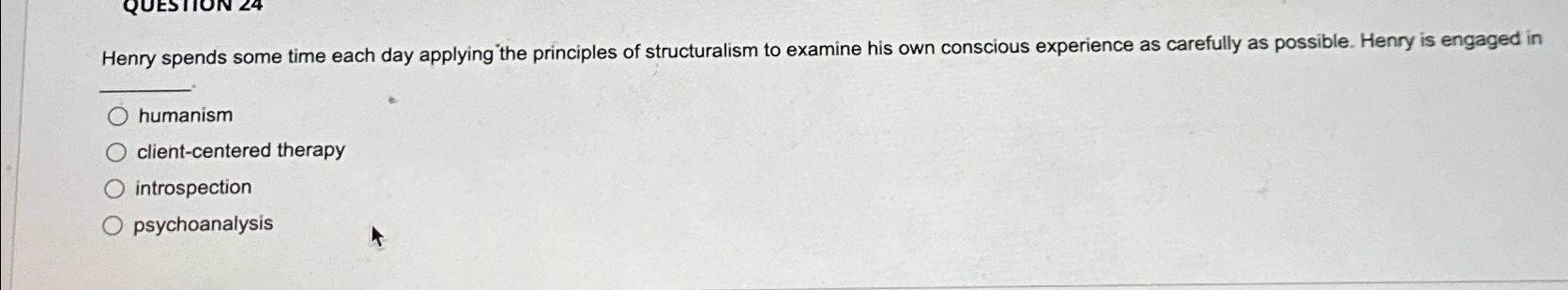 Solved Henry spends some time each day applying the | Chegg.com