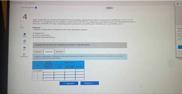 Solved Required: Complete a depreciition achedule for each | Chegg.com