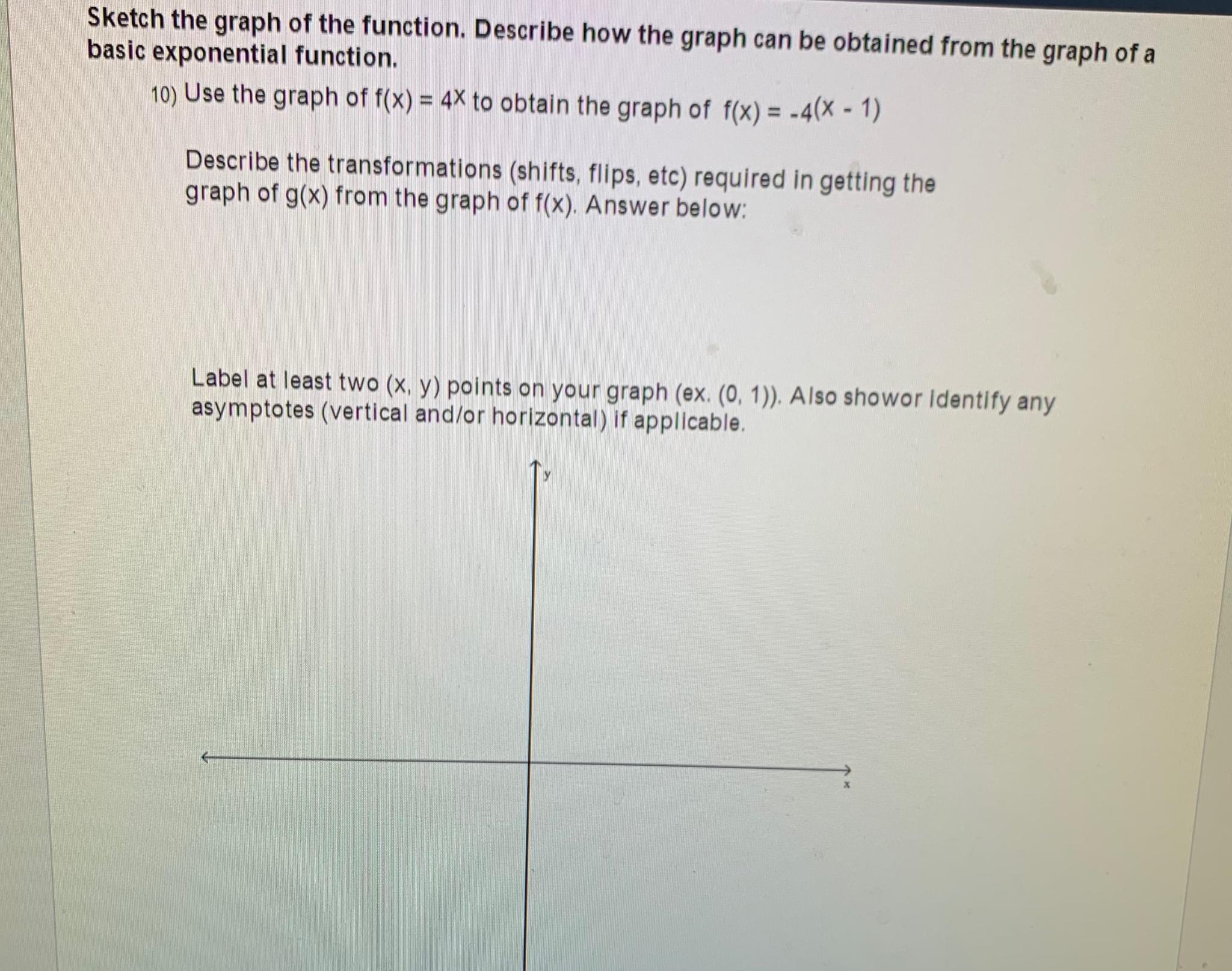 Solved Sketch the graph of the function. Describe how the | Chegg.com