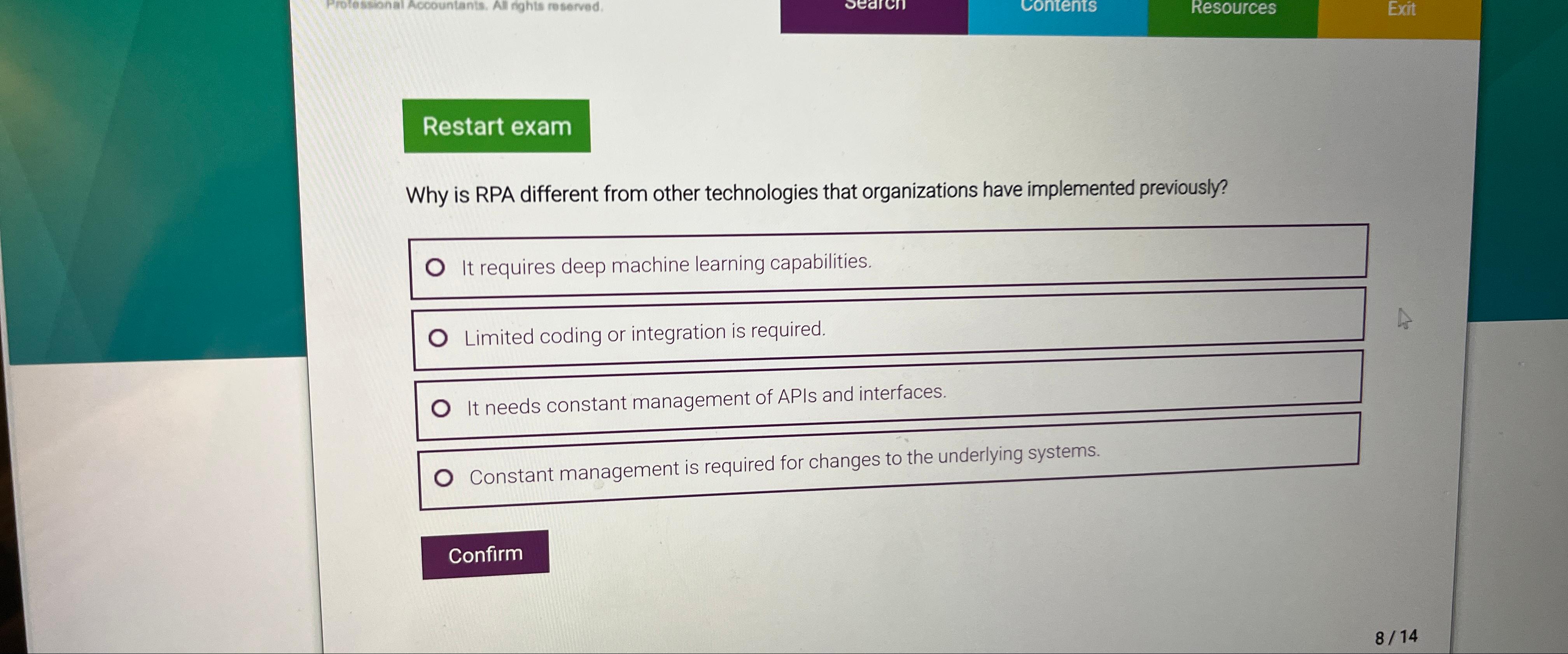 Solved Why is RPA different from other technologies that | Chegg.com