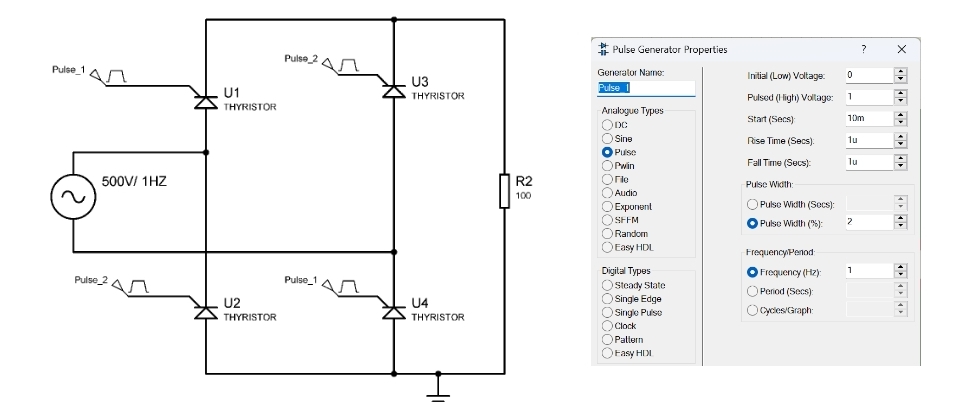 By drawing the circuit given above in Proteus,a) | Chegg.com