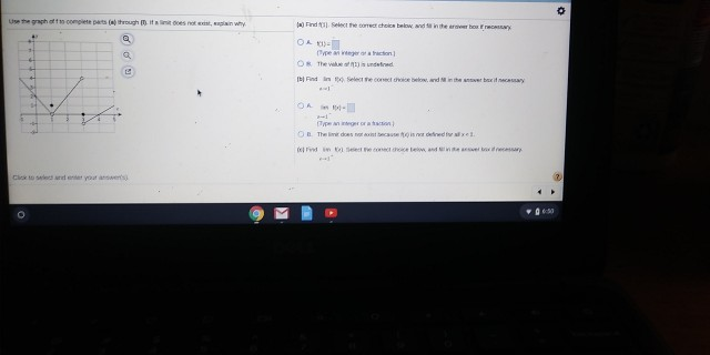 Solved Use the graph of incomplete parts (a) through a limit | Chegg.com