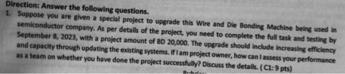 Solved Direction Answer The Following Questions 1 Suppose