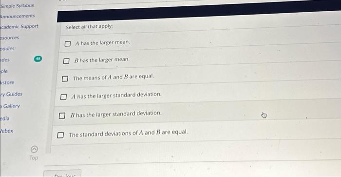 Solved QUESTION 10 - 1 POINT, Given the plot of normal | Chegg.com