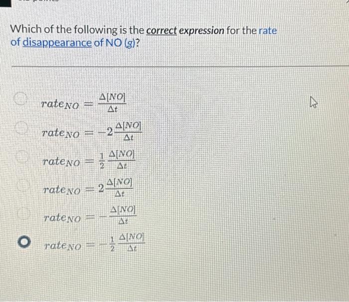 Solved Average Rates of Appearance and Disappearance | Chegg.com