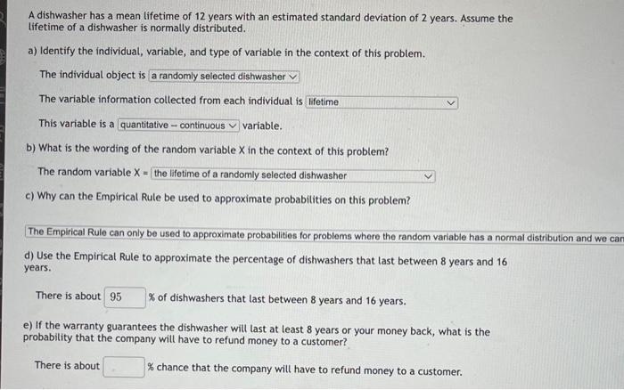 Solved b) What is the wording of the random variable X in | Chegg.com