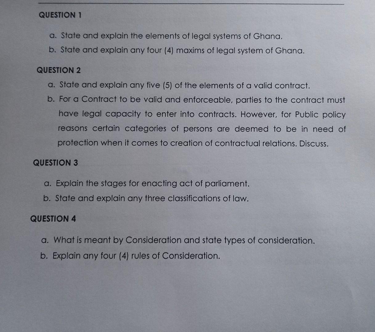 Solved QUESTION 2 a. State and explain any five (5) of the | Chegg.com