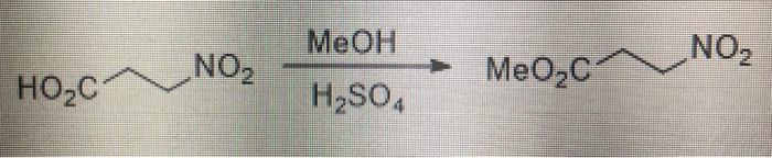 Solved MeOH NO2 NO2 MeOC HOZC H280, | Chegg.com