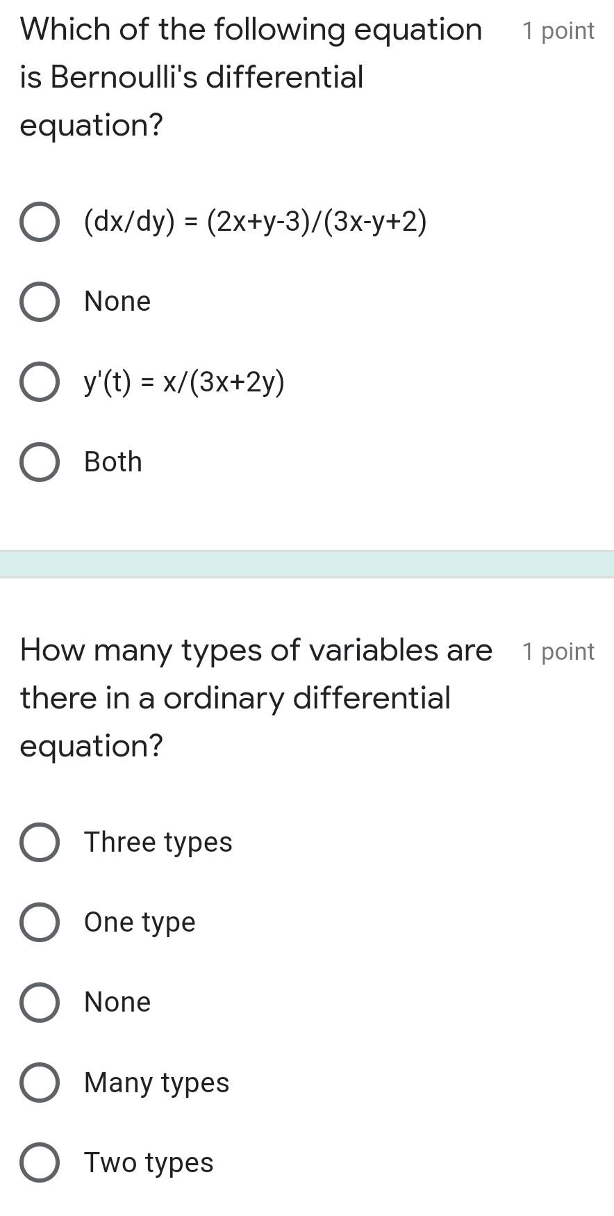 Solved The solution with the conditional 1 point value for | Chegg.com