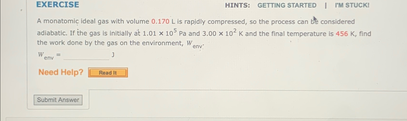 Solved EXERCISEHINTS: GETTING STARTEDI'M STUCKIA monatomic | Chegg.com