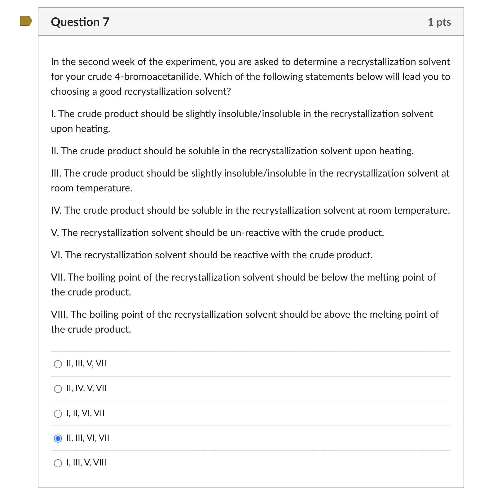 Solved Question 7In the second week of the experiment, you | Chegg.com