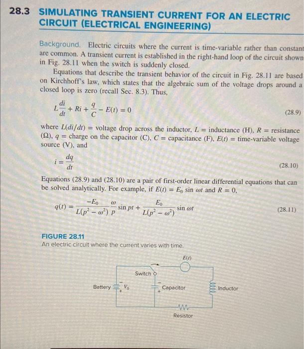 Solved Electrical Engineering 28.41 Perform the same | Chegg.com