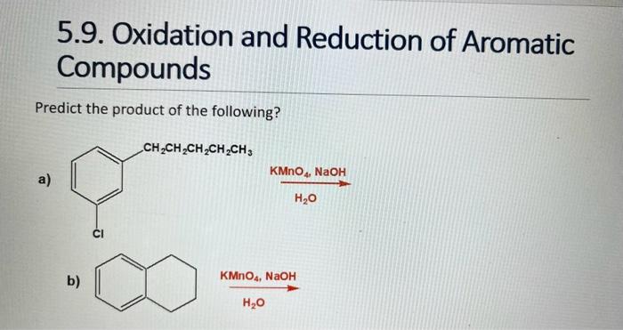 Solved 5.3. Naming Aromatic Compounds Naming the following | Chegg.com