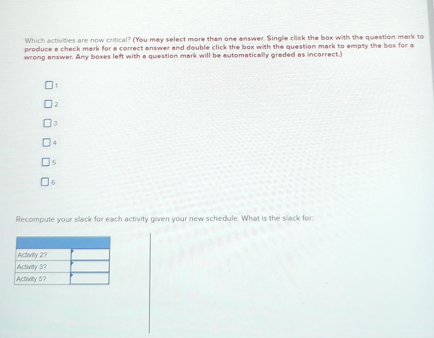 Solved EX8-5 (Static) Given the network plan that... Given | Chegg.com
