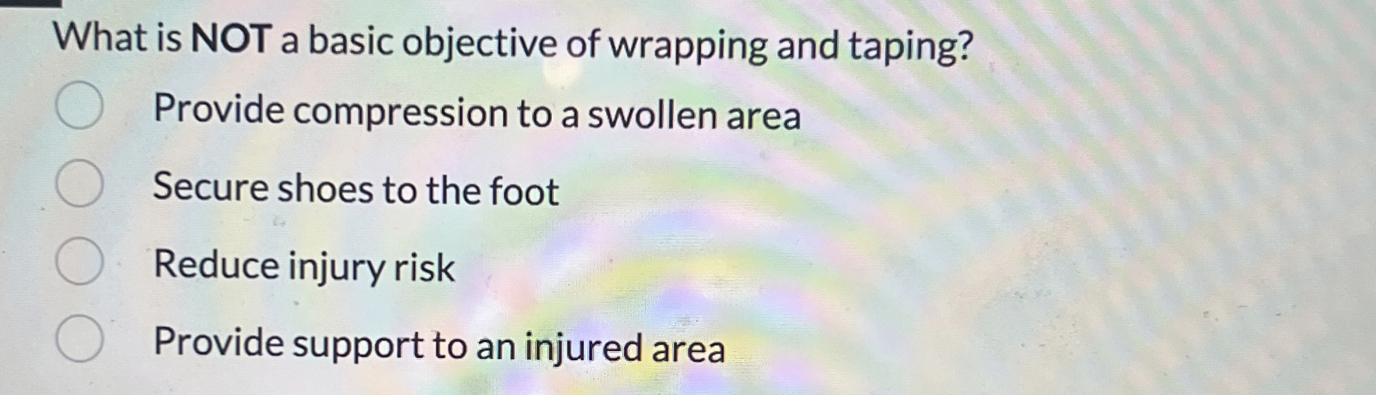 Solved What is NOT a basic objective of wrapping and | Chegg.com