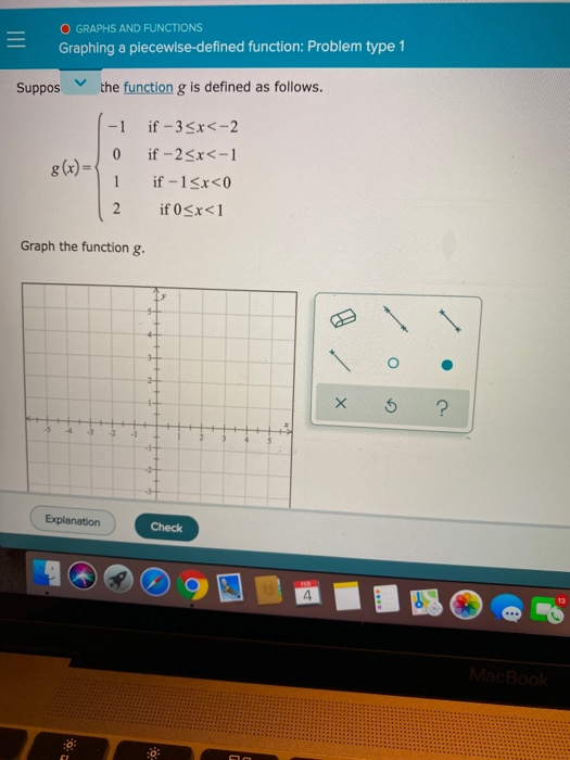 Solved O GRAPHS AND FUNCTIONS Graphing a piecewise-defined | Chegg.com