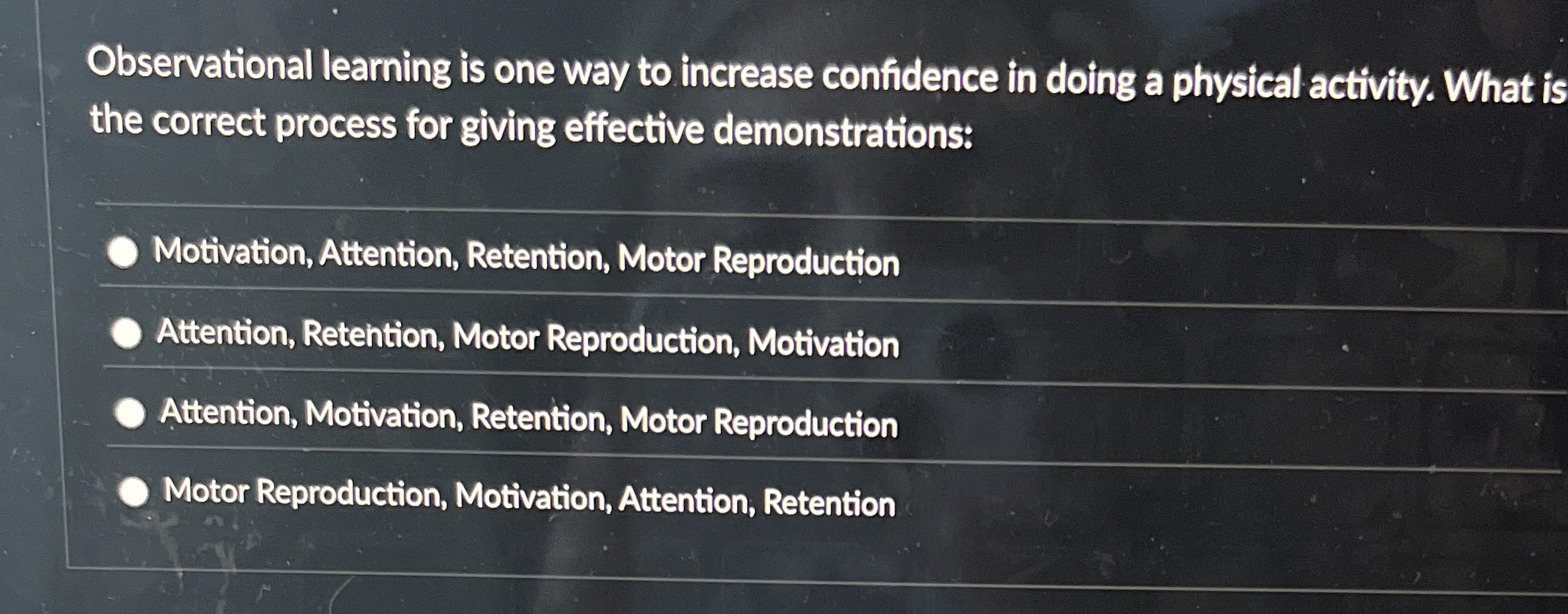 Solved Observational learning is one way to increase | Chegg.com