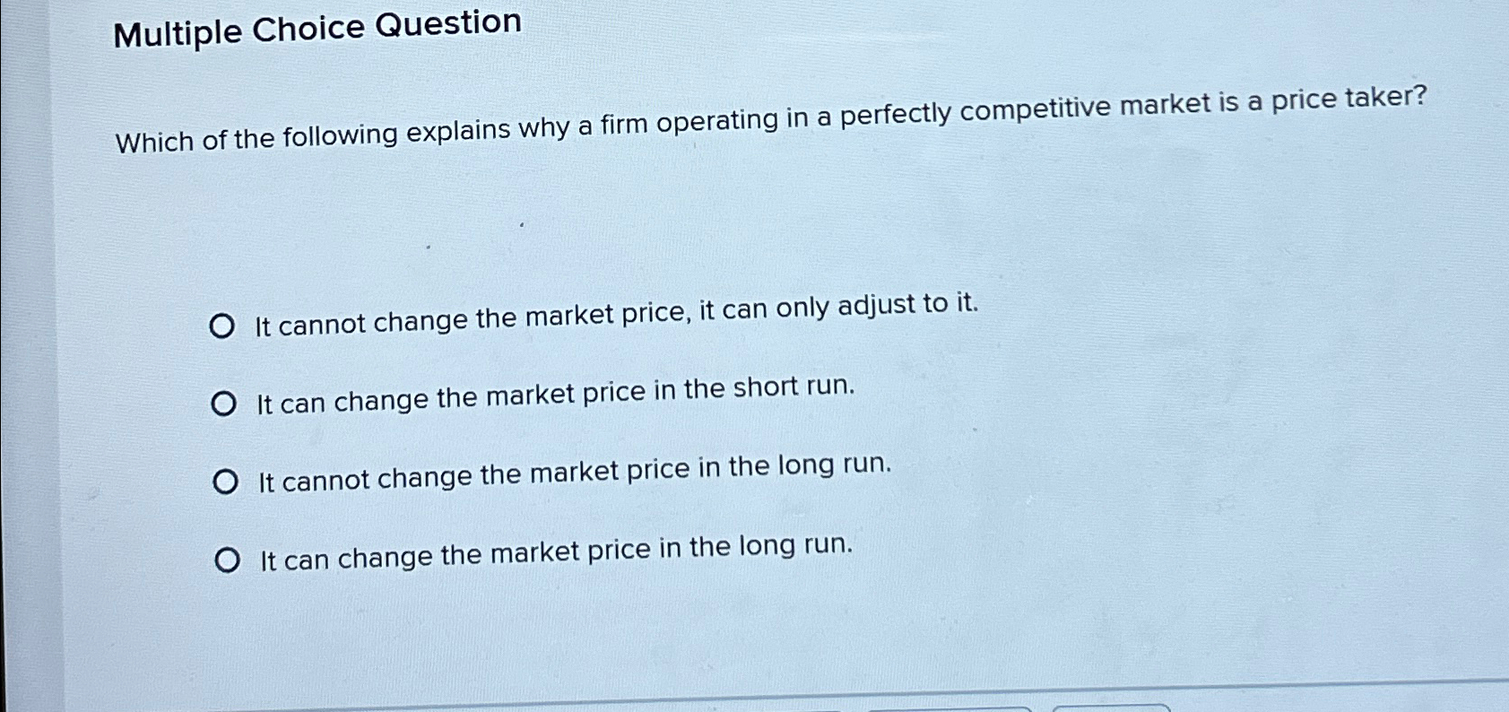 Solved Multiple Choice QuestionWhich of the following | Chegg.com
