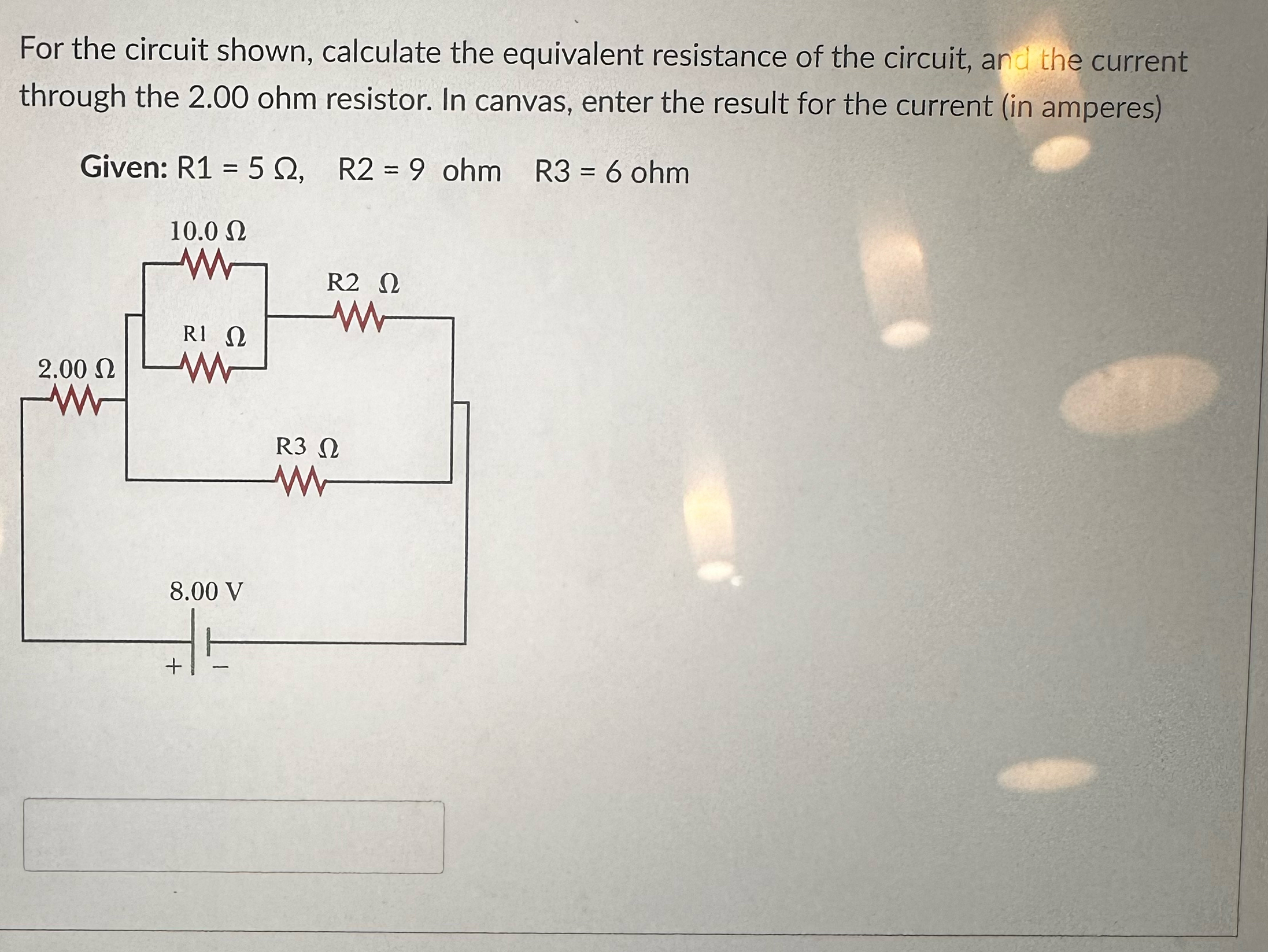 Solved For the circuit shown, calculate the equivalent | Chegg.com