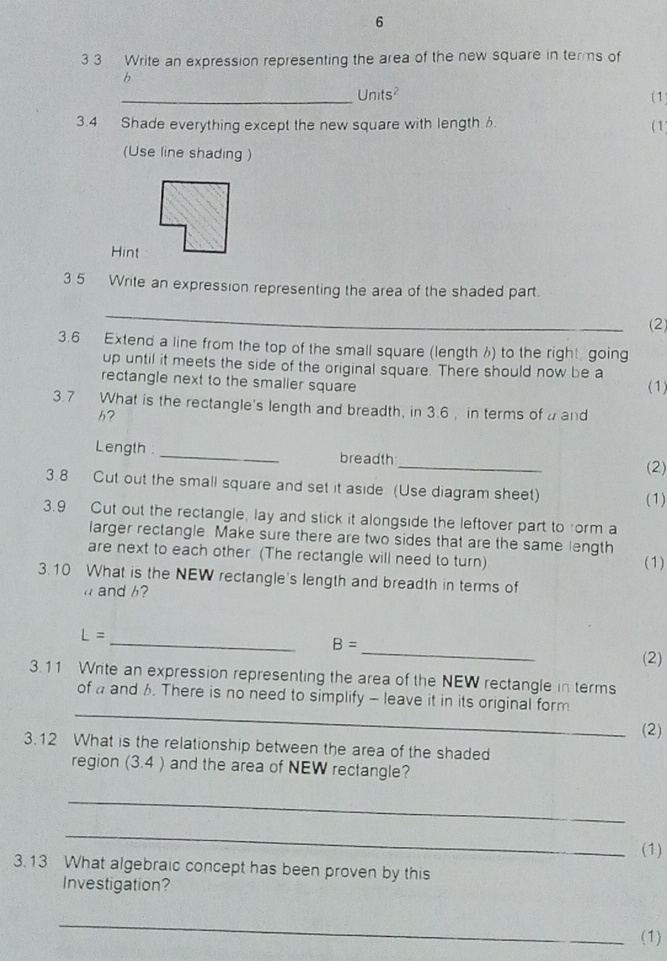 Solved A square with length a ﻿is drawn3.1 ﻿Write an | Chegg.com