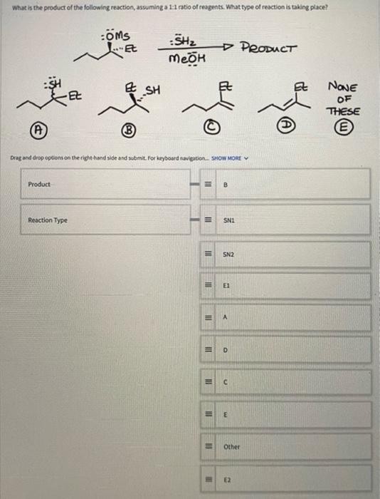 Solved What is the product of the following reaction, | Chegg.com