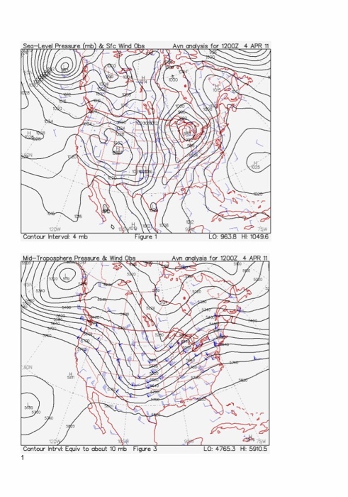 Solved Part III: Analyzing Weather Maps & Pressure In this | Chegg.com