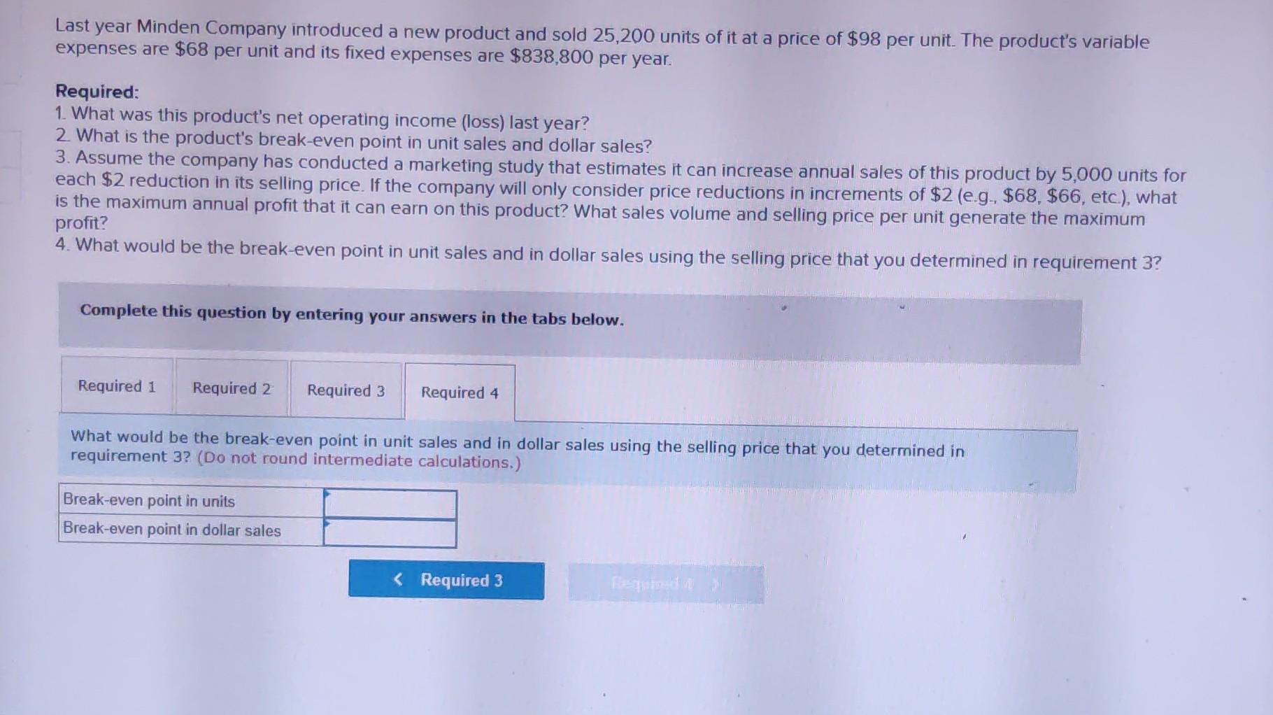 Solved Required informotion Problem 5-30 (Algo) Graphing; | Chegg.com