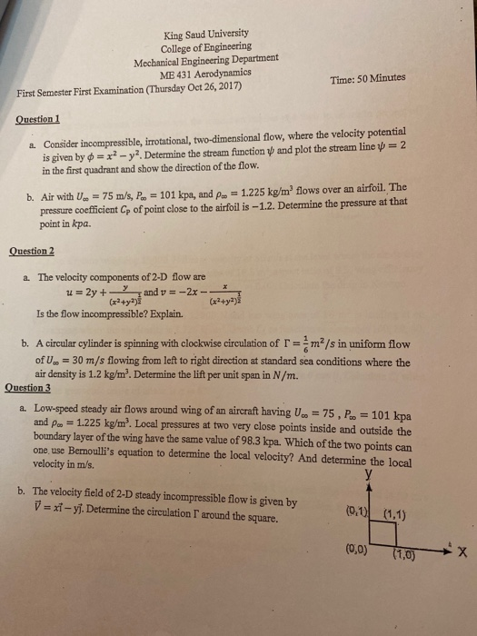 Solved King Saud University College of Engineering | Chegg.com
