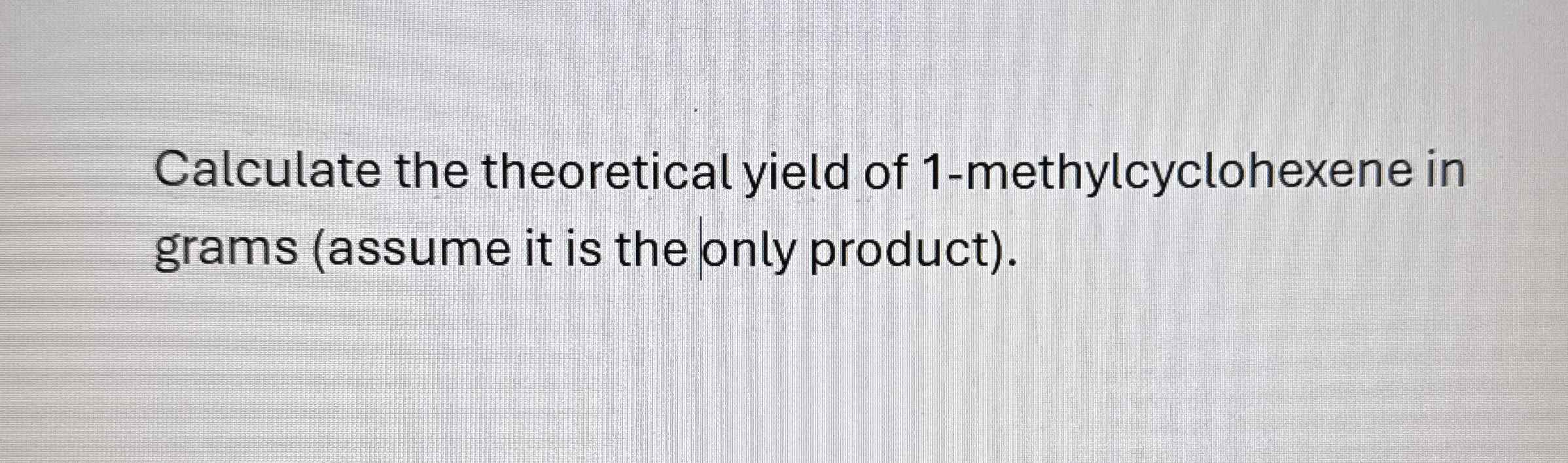 Solved Calculate the theoretical yield of | Chegg.com