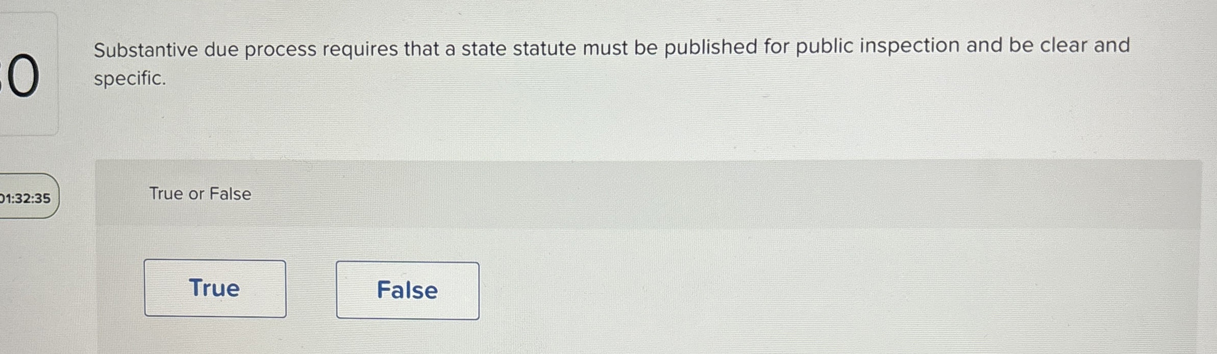 Solved Substantive due process requires that a state statute | Chegg.com