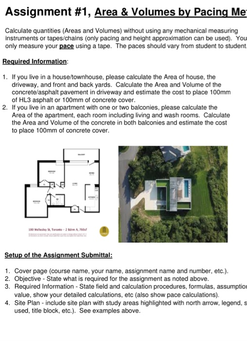 Assignment #1, Area & Volumes by Pacing Me Calculate | Chegg.com