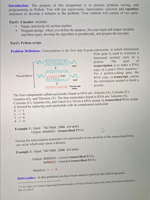 Solved Introduction: The purpose of this assignment is to | Chegg.com