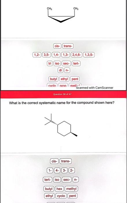 Solved What is the correct systematic name for the compound | Chegg.com