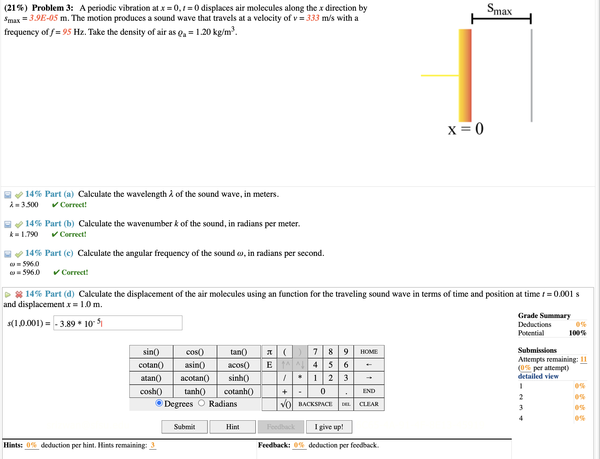 Solved Homework 9, ﻿Problem 3Please help with part d | Chegg.com