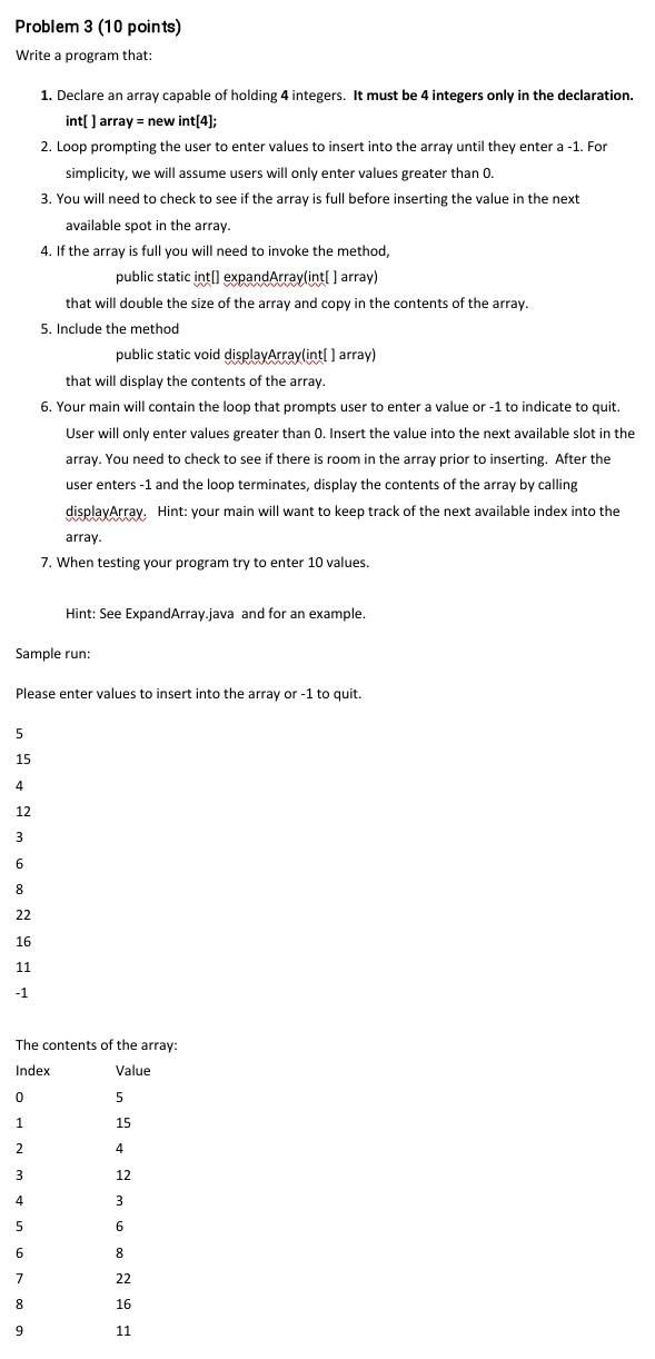 Solved Problem 3 10 Points Write A Program That 1 2052